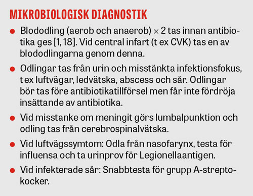 Sepsis hos vuxna – tidig upptäckt och initial behandling – Läkartidningen